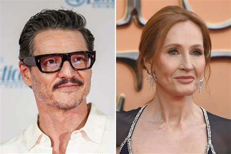 Pedro Pascal Criticizes J K Rowling Over Trans Rights—but Harry Potter Author Shrugs Off Backlash