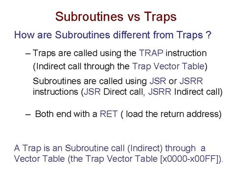 Chapter 9 10 Subroutines And Interrupts Subroutines Jsr