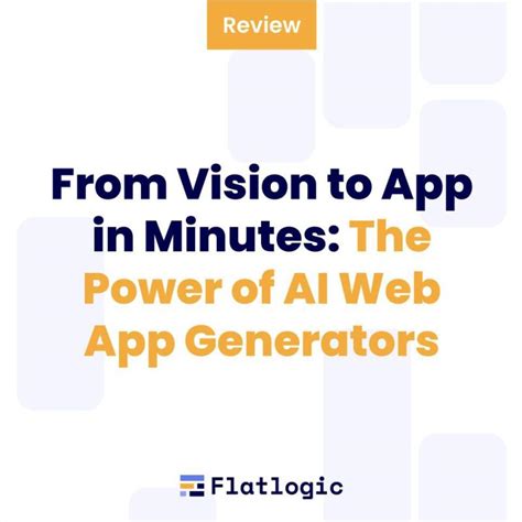 ai web app generators build in minutes flatlogic blog visoft inc