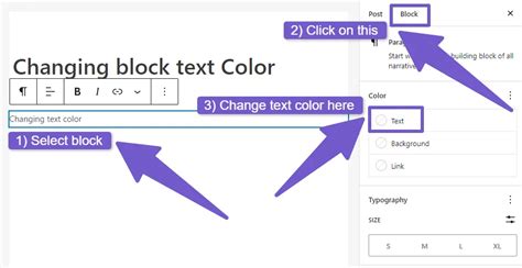 How To Change Text Color In WordPress 4 Easy Ways