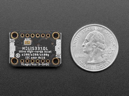 Adafruit H LIS Ultra High Range Triple Axis Accelerometer STEMMA QT Qwiic ID