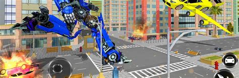 Download And Play Flying Car Robot Transformation Simulator On Pc And Mac