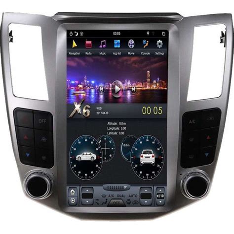Radio Navegador GPS Tipo TESLA ANDROID Lexus RX Tradetec Procesador 4
