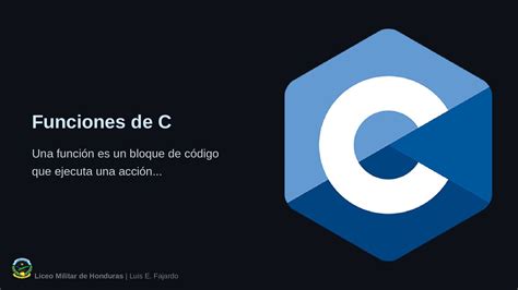 Funciones De C Speaker Deck