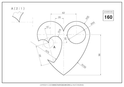 2d Cad Exercises 160 Artofit