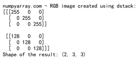 Numpy数组垂直拼接：使用concatenate函数实现高效数据合并极客教程
