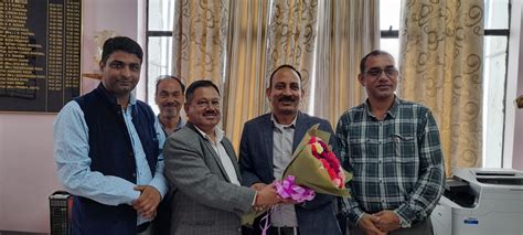 Professor Ajay Kumar Attri Education Department Hp University Shimla Took Over As The New