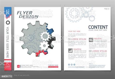 커버 책 디자인 서식 파일 벡터 기어 정보 그래픽 개념 브로셔 연례 보고서 전단지 전단지 잡지 포스터 기업의 프레 젠 테이 션
