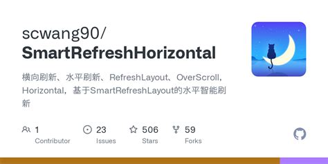 Github Scwang90smartrefreshhorizontal 横向刷新、水平刷新、refreshlayout、overscroll，horizontal，基于