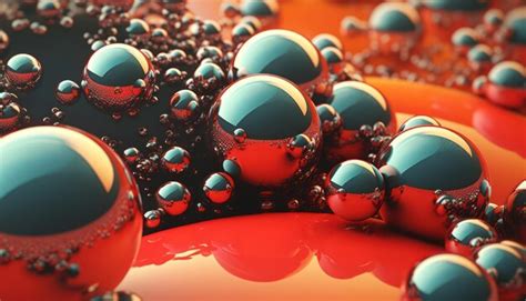 Premium Ai Image Abstract 3d Spheres Background