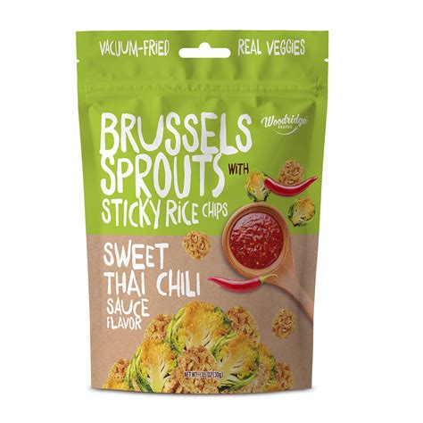 Brussels Sprouts W Sticky Rice Chips Sweet Thai Chili 106 Oz30g
