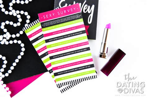 Sexy Survey And Intimate Questions For Couples The Dating Divas