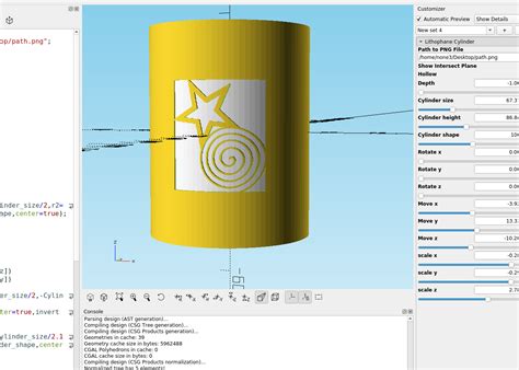 3d Part Design With Inkscape And Openscad 56 Combining Intersect With