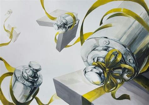 기초디자인 추와 리본종이박스 2학년 예술 종이 박스