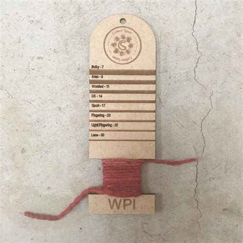 Wpi And Twist Guide Colourspun