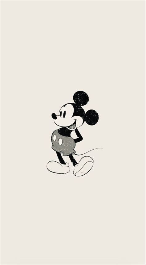 Mickey Mouse Black And White Wallpaper Hd