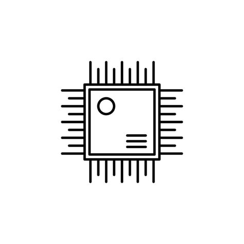 Circuit Controller Vector Icon Illustration 23040101 Vector Art At