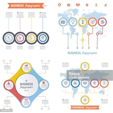 3d 원형 및 Iocns와 비즈니스 Infographic 서식 파일 그래프에 대한 스톡 벡터 아트 및 기타 이미지 그래프 기업 재무와 산업 다이어그램 Istock