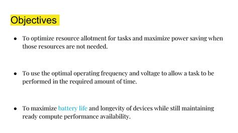 Dynamic Voltage And Frequency Scaling Pptx