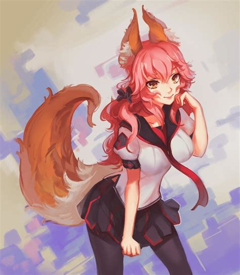 Tamamo And Tamamo No Mae Fate And More Drawn By Softmode Danbooru