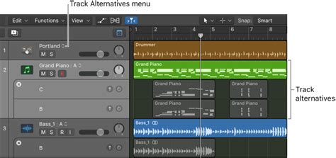 Showhide All Inactive Track Alternatives — Logic Pro X Keyboard Command Of The Day — Learning