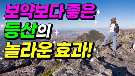등산의 효과 보약보다 좋은 등산하는 이유 등산 장교수의 두뇌사용설명서 15화 Youtube