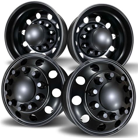 Custom Black Aluminum Semi Truck Wheels Buy Truck Wheels