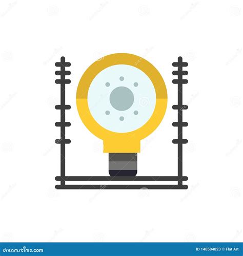 Define Energy Engineering Generation Power Flat Color Icon Vector Icon Banner Template