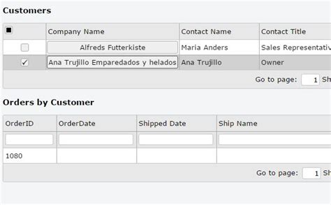Solved Jqwidgets Master Grid Code In Jsfiddle