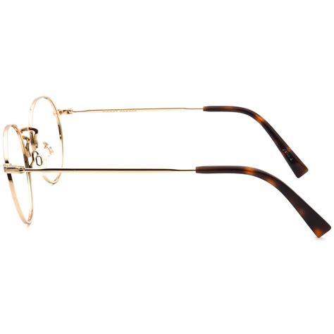 Warby Parker Eyeglasses Simon M 2403 Polished Gold Round Metal Frame 50