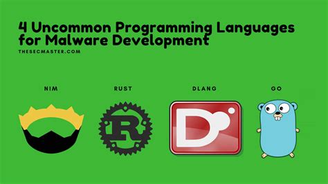 emerging malware dev languages dlang nim rust go