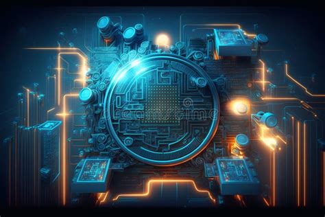 A Board With Chips And A Gaming Graphics Card Processor Progressive Cooling System For The