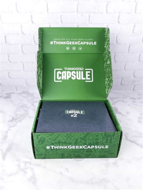 Thinkgeek Capsule July 2017 Subscription Box Review Hello Subscription