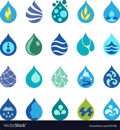 water drop graphic design