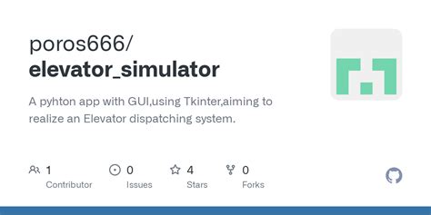 Github Poros666elevatorsimulator A Pyhton App With Guiusing Tkinteraiming To Realize An