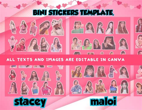 Bini Stickers Ready To Print Celebrate Your Fandom With These Iconic