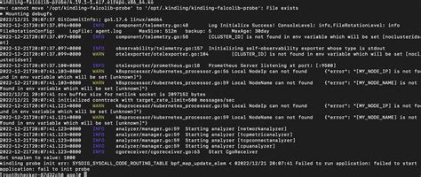 手动构建kindling启动后报kindling probe init err SYSDIG SYSCALL CODE ROUTING TABLE bpf map update elem