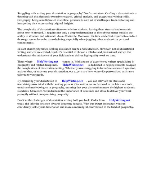 Dissertation Geography Pdf Thesis Geography