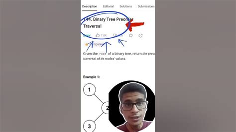 144 Preorder Traversal Of Btleetcode Dsa Leetcodesolution Youtube