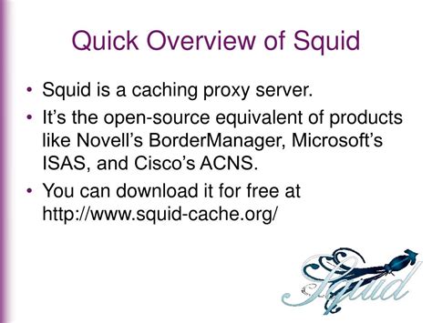 Ppt Bandwidth Management With The Squid Caching Proxy Server Powerpoint Presentation Id493716