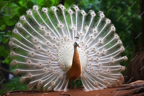 Pavo Real Albino