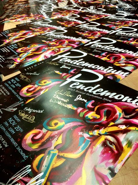 Pendemonium Illustration Show On Behance