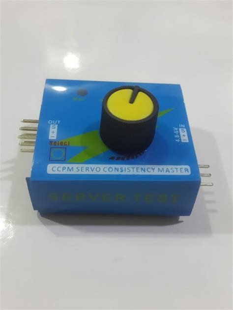 Digital Multi Servo Tester ESC CCPM Consistency Master Speed Control Rajiv Electronics