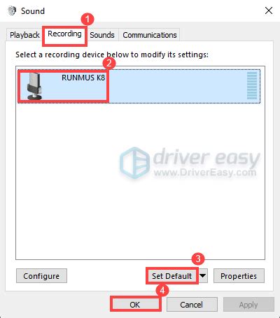 Solved Runmus Gaming Headset Mic Not Working Driver Easy
