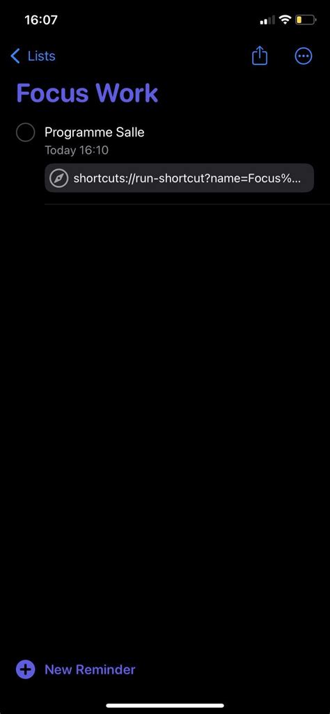 I Have Heard That If We Put A Shortcut Link In A Reminder It Will Run