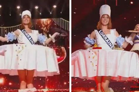 Miss France Le Créateur De La Robe Table De Miss Lorraine Répond Aux Moqueries