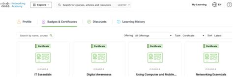 Does Anyone Know How I Can Get My Cisco Netacad Certificate For Example I Finished The Course