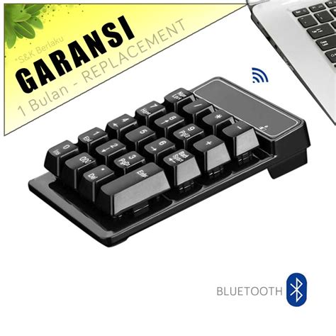 Jual [cod] Keyboard Angka Numeric Keypad Numpad Wireless 2 4ghz Bluetooth 4 0 Tombol Durable Key