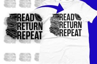 Read Return Repeat Babe Library Svg Graphic By CraftDesigns