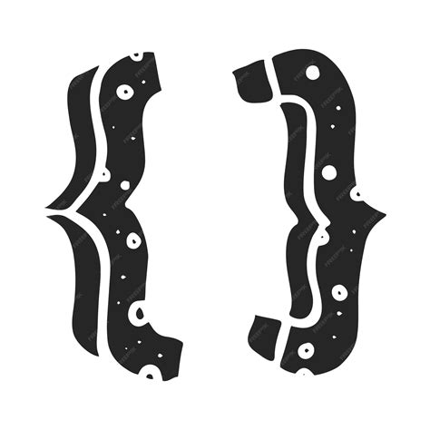 Premium Vector Hand Drawn Icon Mathematics Symbol Braces